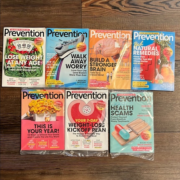 Prevention Magazines | Other | New Like New Prevention Magazines | Poshmark